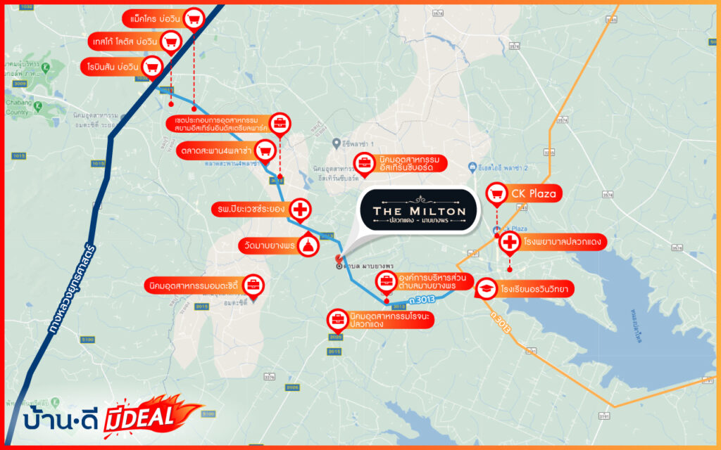 แผนที่-The-Milton - บ้านดี